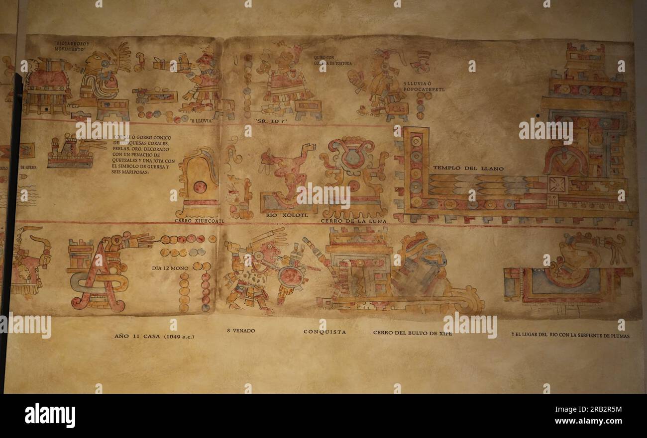 Images of Alfonso Caso Codex, the life of 8 Venado, Cultures Museum ...