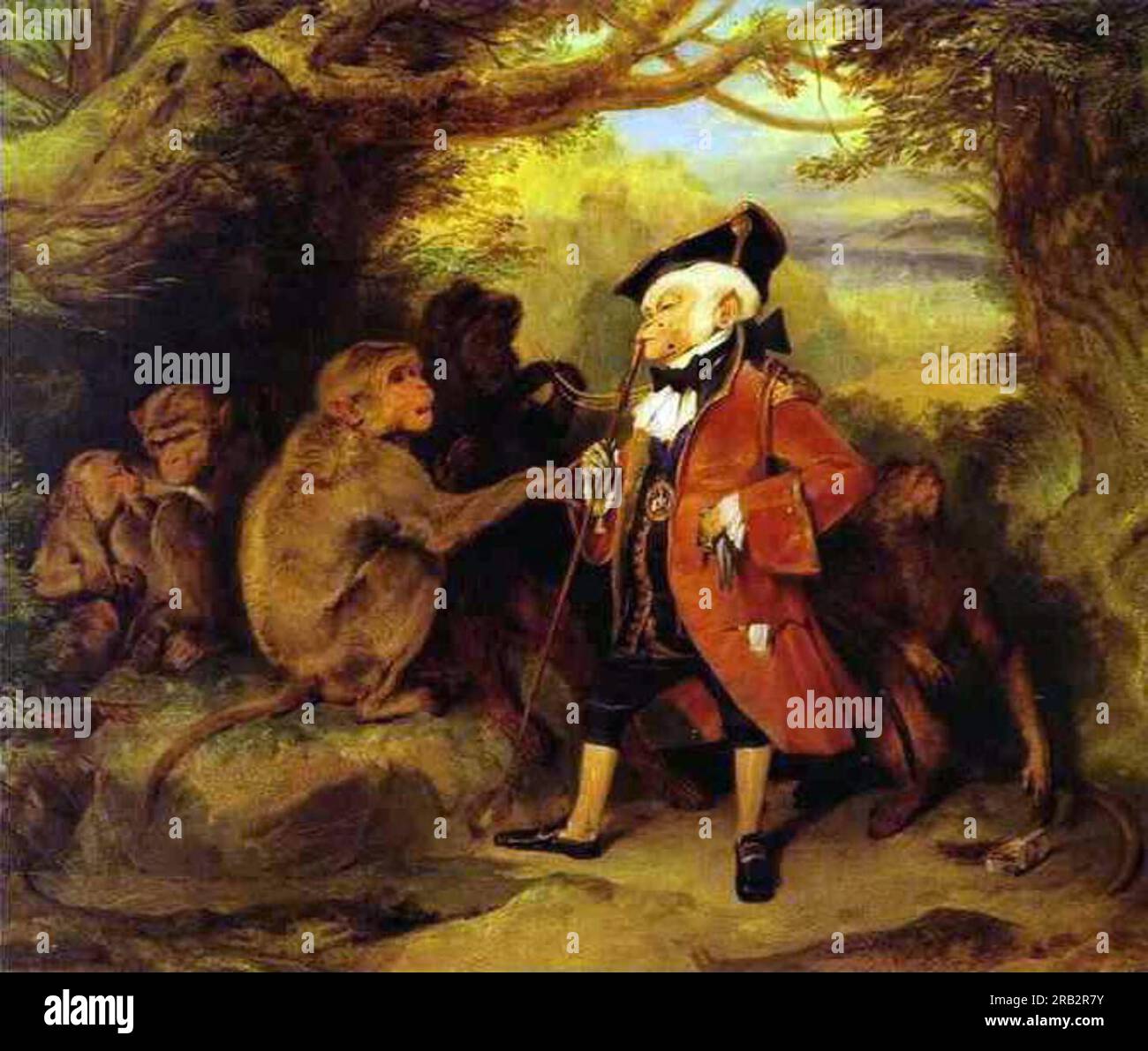 The Monkey Who Had Seen the World by Edwin Henry Landseer Stock Photo ...