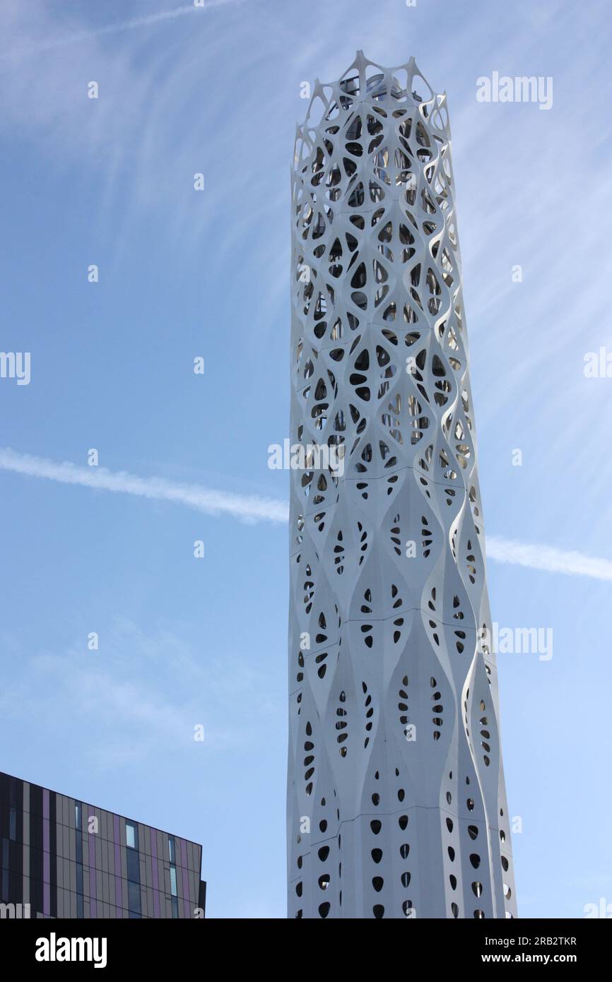 The Tower of Light in the cente of Manchester, England, UK Stock Photo ...