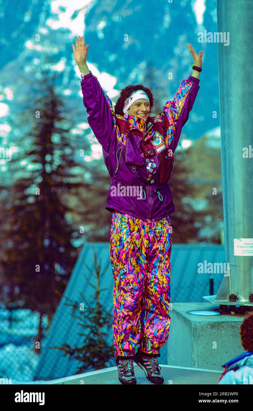Doris Neuner (AUT) gold medal winner, Olympic Champion during Women's singles luge competition ...
