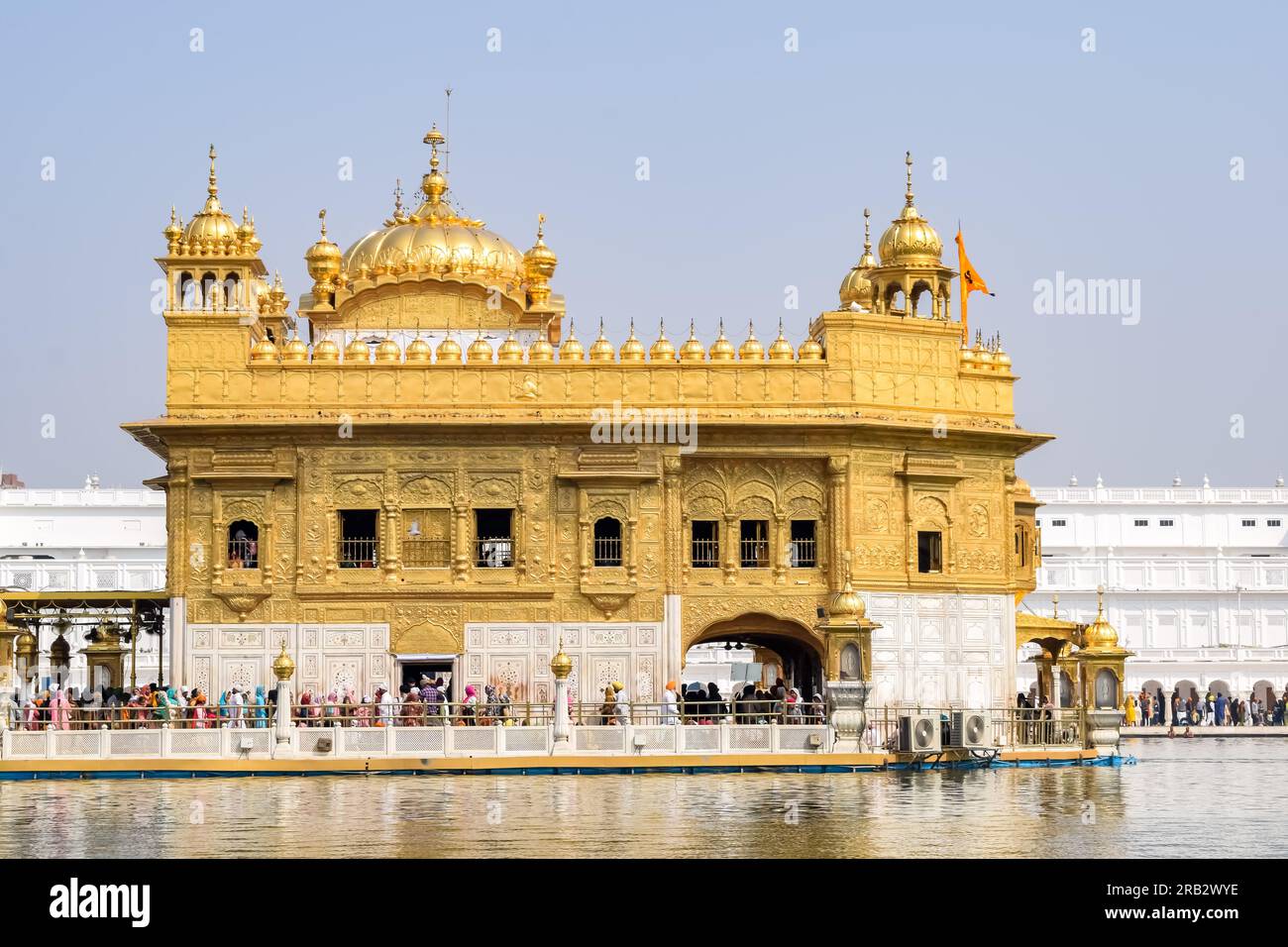 Beautiful view of Golden Temple (Harmandir Sahib) in Amritsar, Punjab ...