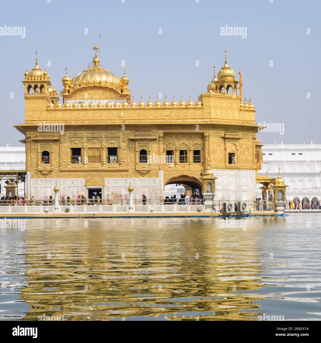Beautiful view of Golden Temple (Harmandir Sahib) in Amritsar, Punjab ...