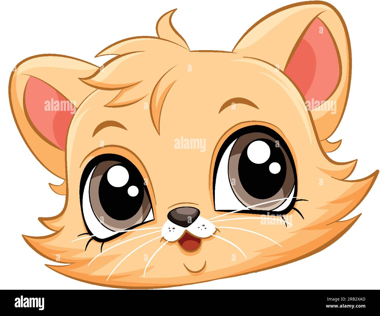 Adorable Cat Cartoon Character illustration Stock Vector Image & Art ...