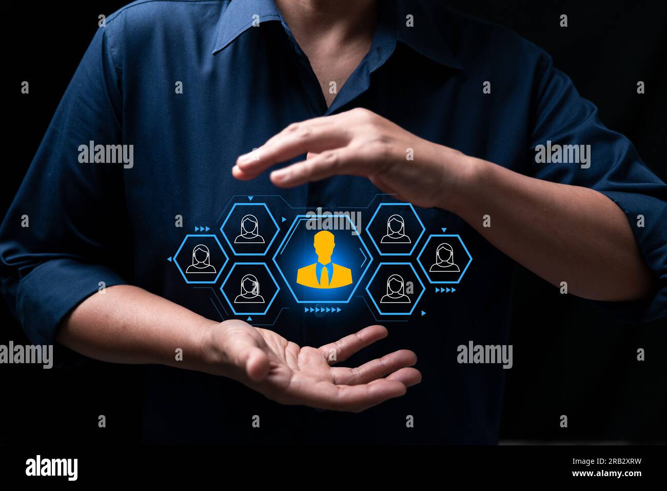 Businesswoman touching human resources sign - HR, HRM, HRD concept ... Businesswoman touching human resources sign - HR, HRM, HRD concept ...