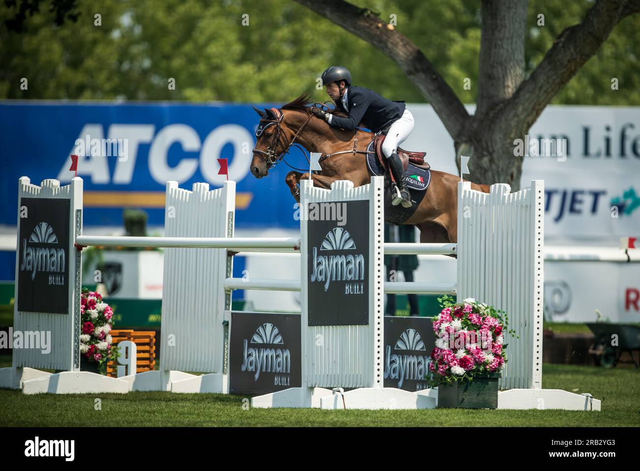 Conor Swail of Ireland competes in the Rolex North American Grand Prix ...