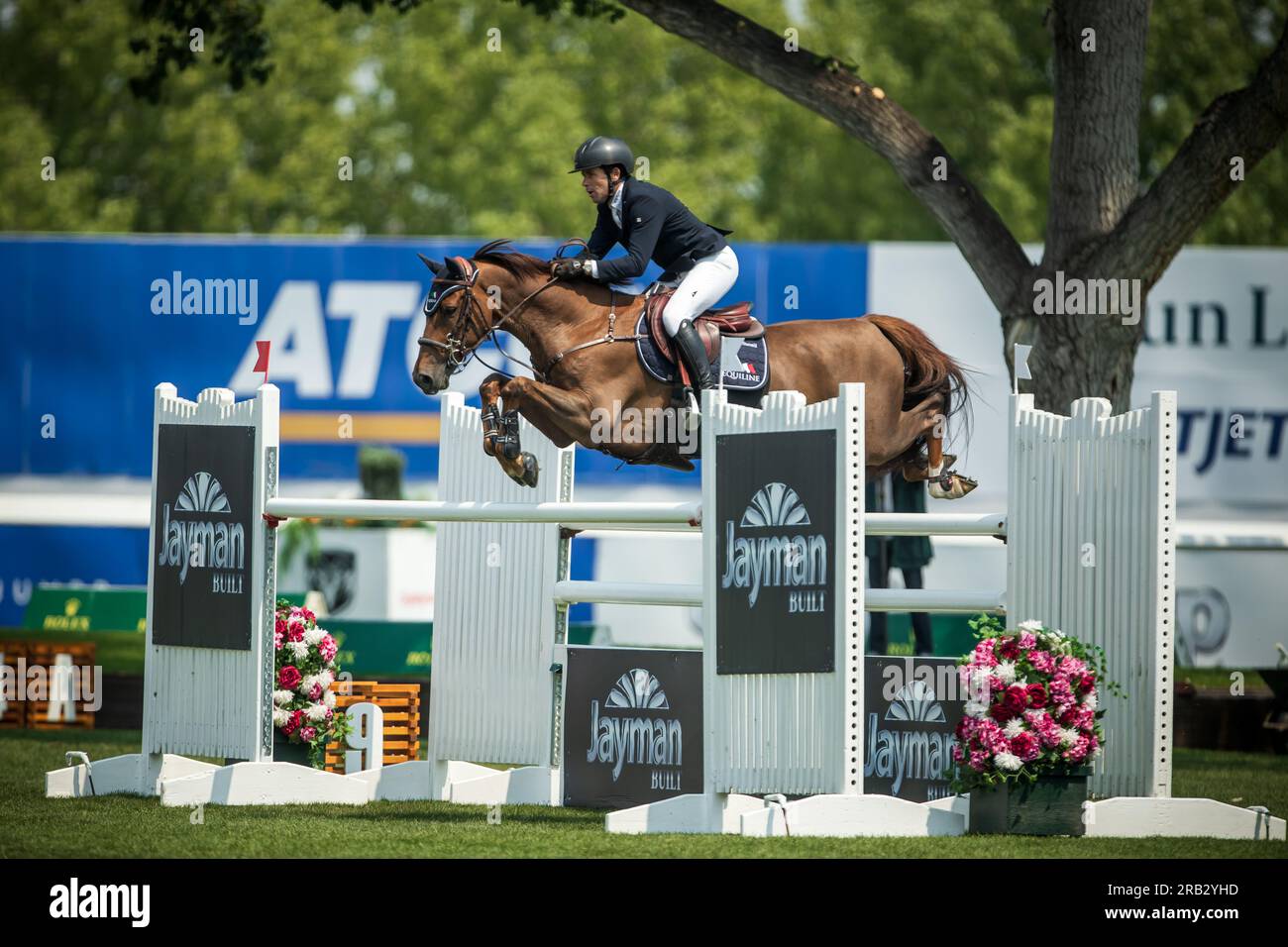 Conor Swail of Ireland competes in the Rolex North American Grand Prix ...