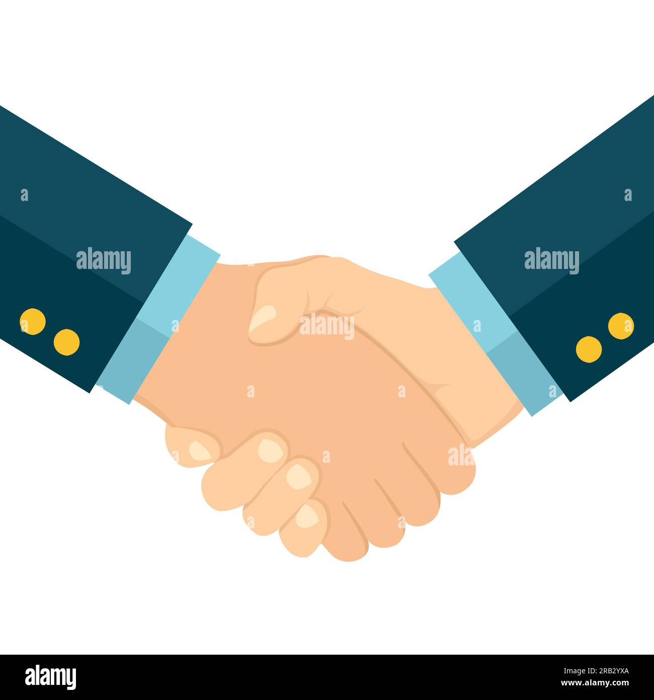 Firm handshake Stock Vector Images - Alamy