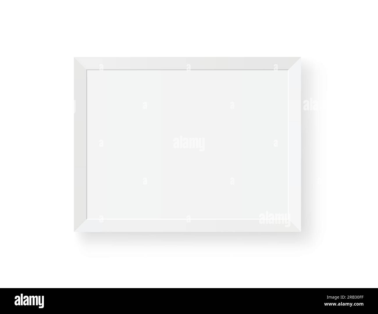 White realistic picture frame - stock vector Stock Vector Image & Art ...