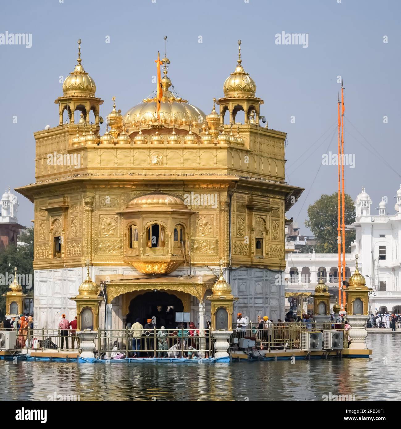 Beautiful view of Golden Temple (Harmandir Sahib) in Amritsar, Punjab ...