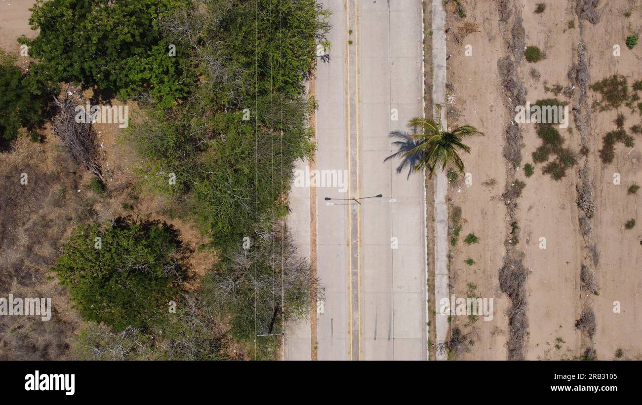 PHOTOGRAPHY WITH DRONE ON THE BEACH OF SINALOA MEXICO Stock Photo - Alamy