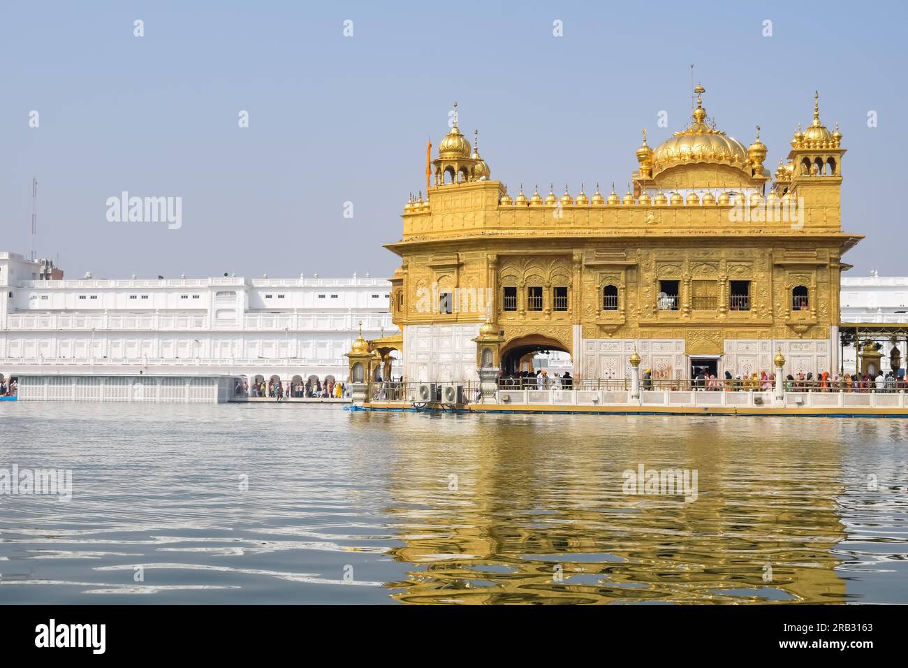 Beautiful view of Golden Temple (Harmandir Sahib) in Amritsar, Punjab ...