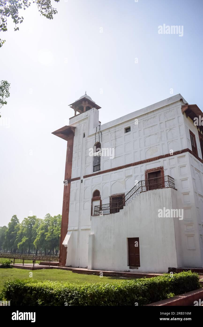Architectural details of Lal Qila - Red Fort situated in Old Delhi ...