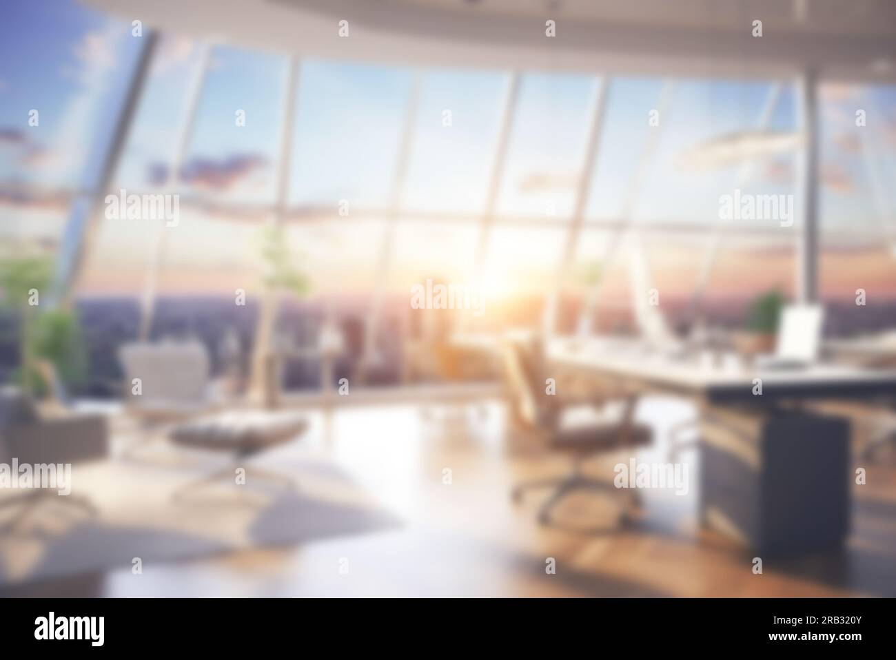 Blurred background of a modern office space. Blurred office backdrop ...
