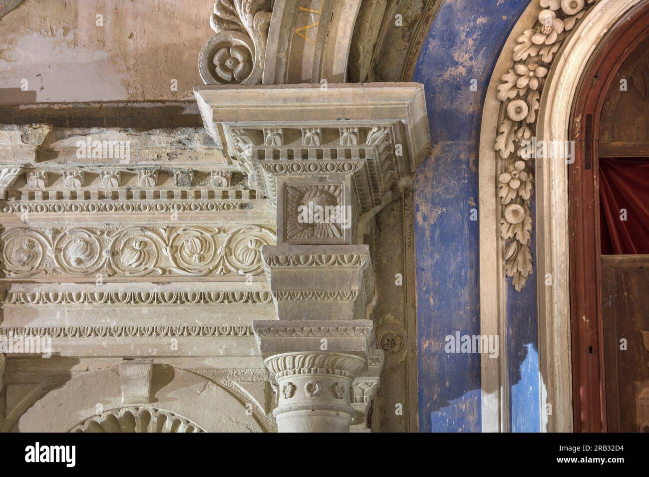 Church of St. Augustine, Panicale, Umbria, Italy Stock Photo - Alamy