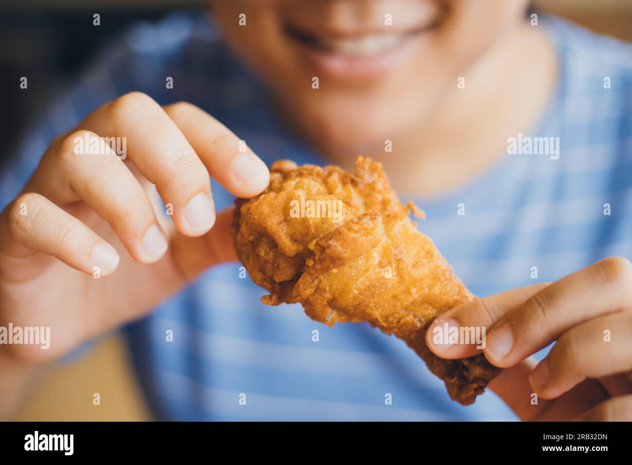 Woman chicken leg hi-res stock photography and images - Alamy