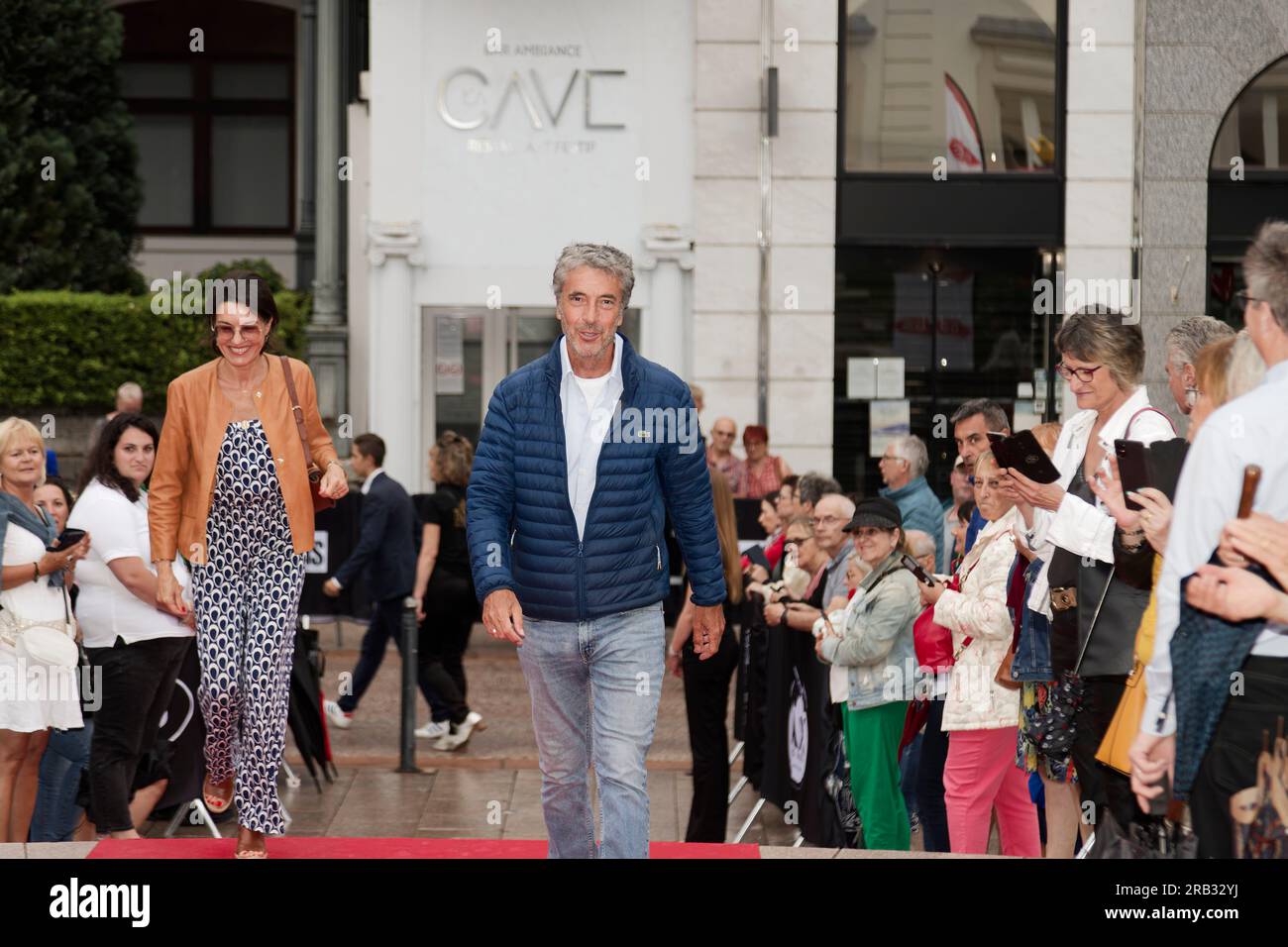 Aix-Les-Bains, 2023.9th June, 2023. Eric Lavaine and a guest attend the ...