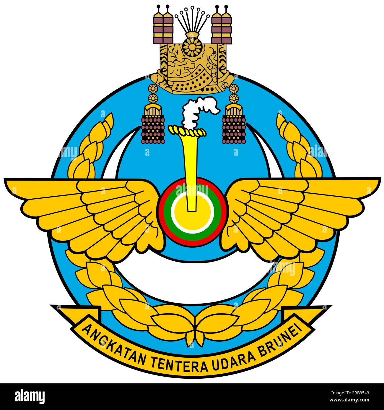 Royal Brunei Air Force badge Stock Photo - Alamy