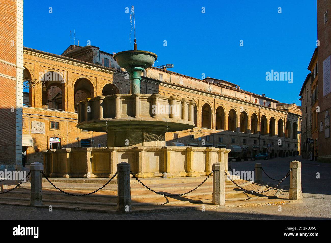 Piazza del del Comune, Fabriano, Ancona, Marche, Italiy Stock Photo - Alamy