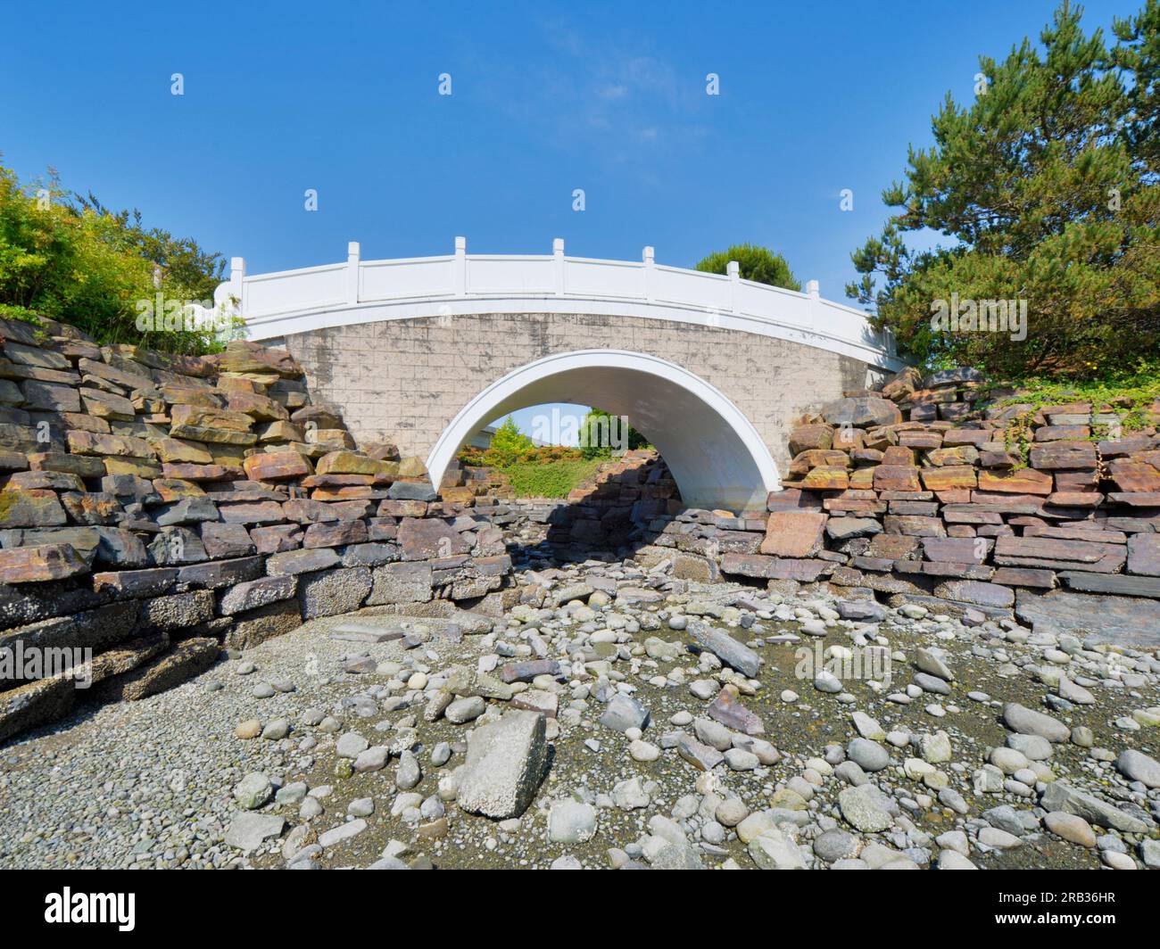 Bridge at park on Ruston Way in Tacoma, Washington Stock Photo - Alamy