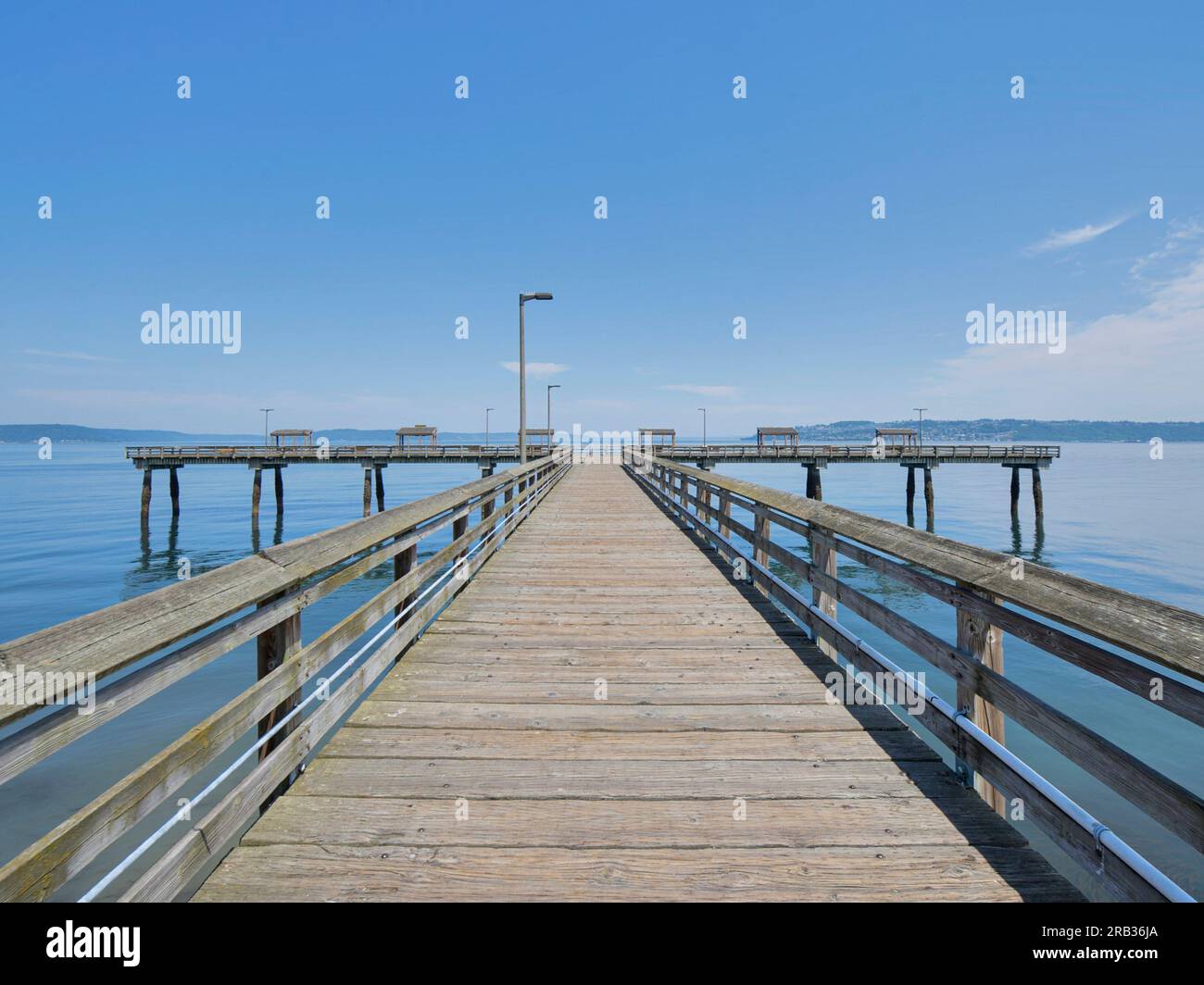 Fisherman's Pier on Ruston Way in Tacoma, Washington Stock Photo - Alamy