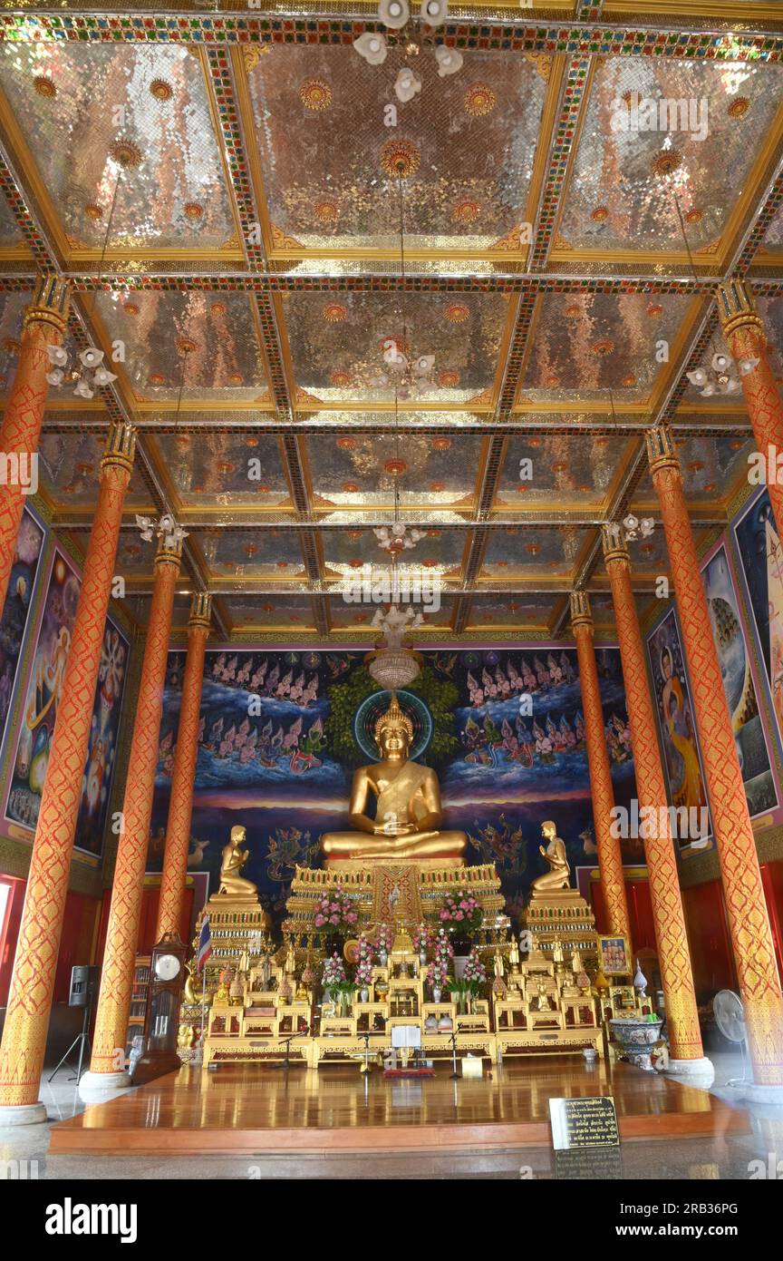 The president Buddha in the Buddhism church name is Phra Phuttha Sihing ...