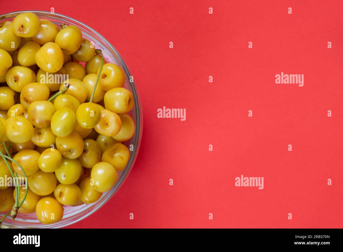 Yellow cherries on tree in hi-res stock photography and images - Alamy