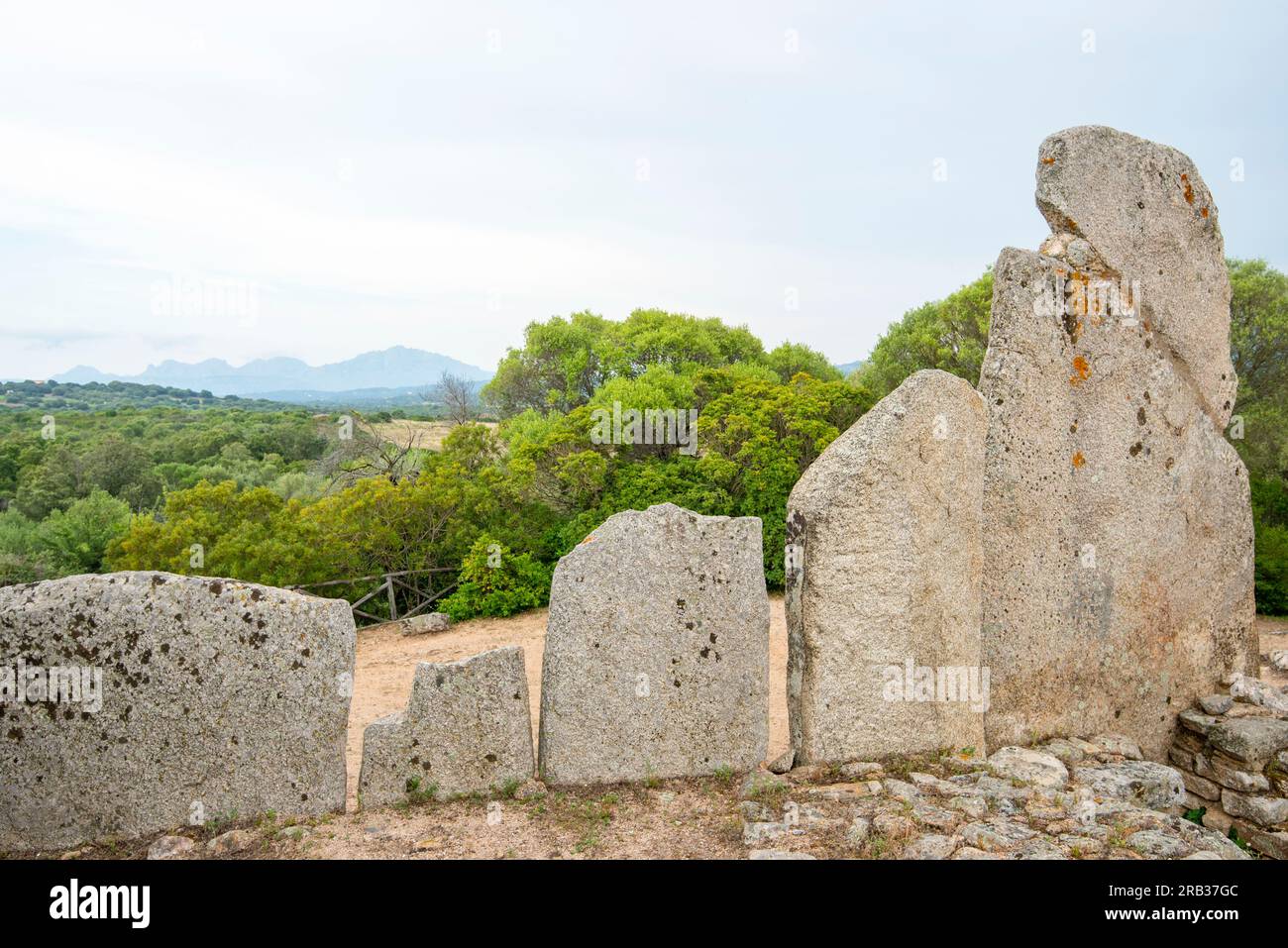 Giants Tomb of Li Lolghi - Sardinia - Italy Stock Photo - Alamy