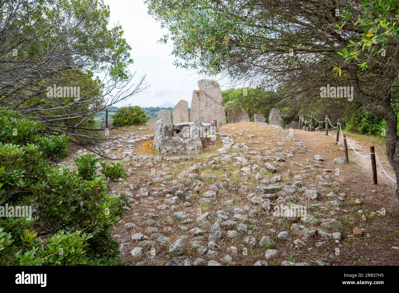 Giants Tomb of Li Lolghi - Sardinia - Italy Stock Photo - Alamy