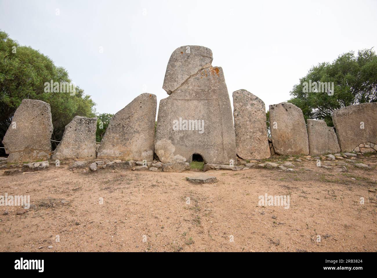 Giants Tomb of Li Lolghi - Sardinia - Italy Stock Photo - Alamy