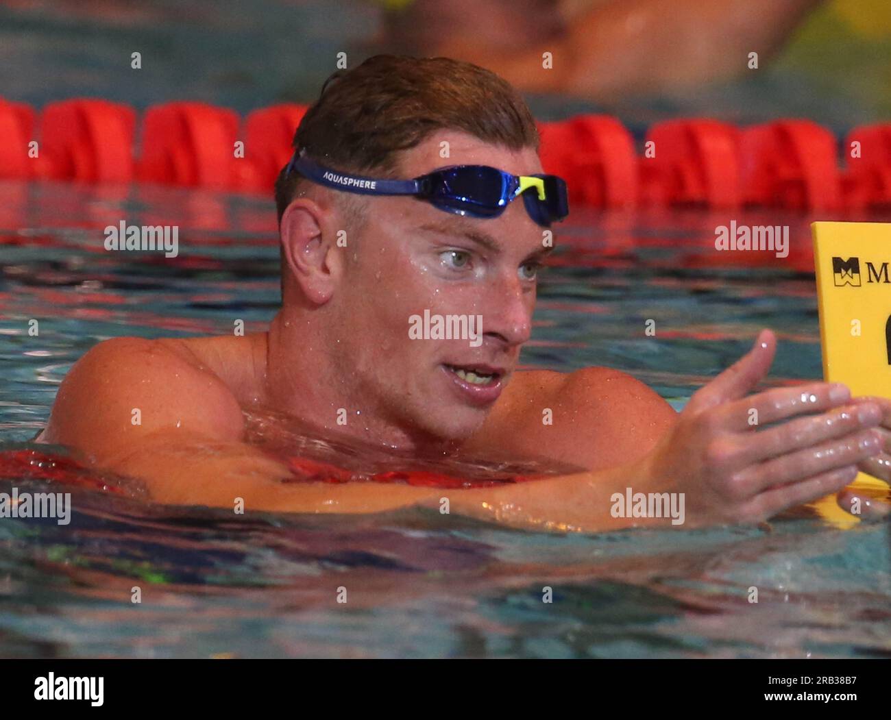 David Aubry, Men Final 1500 M freestyle during the French Elite ...