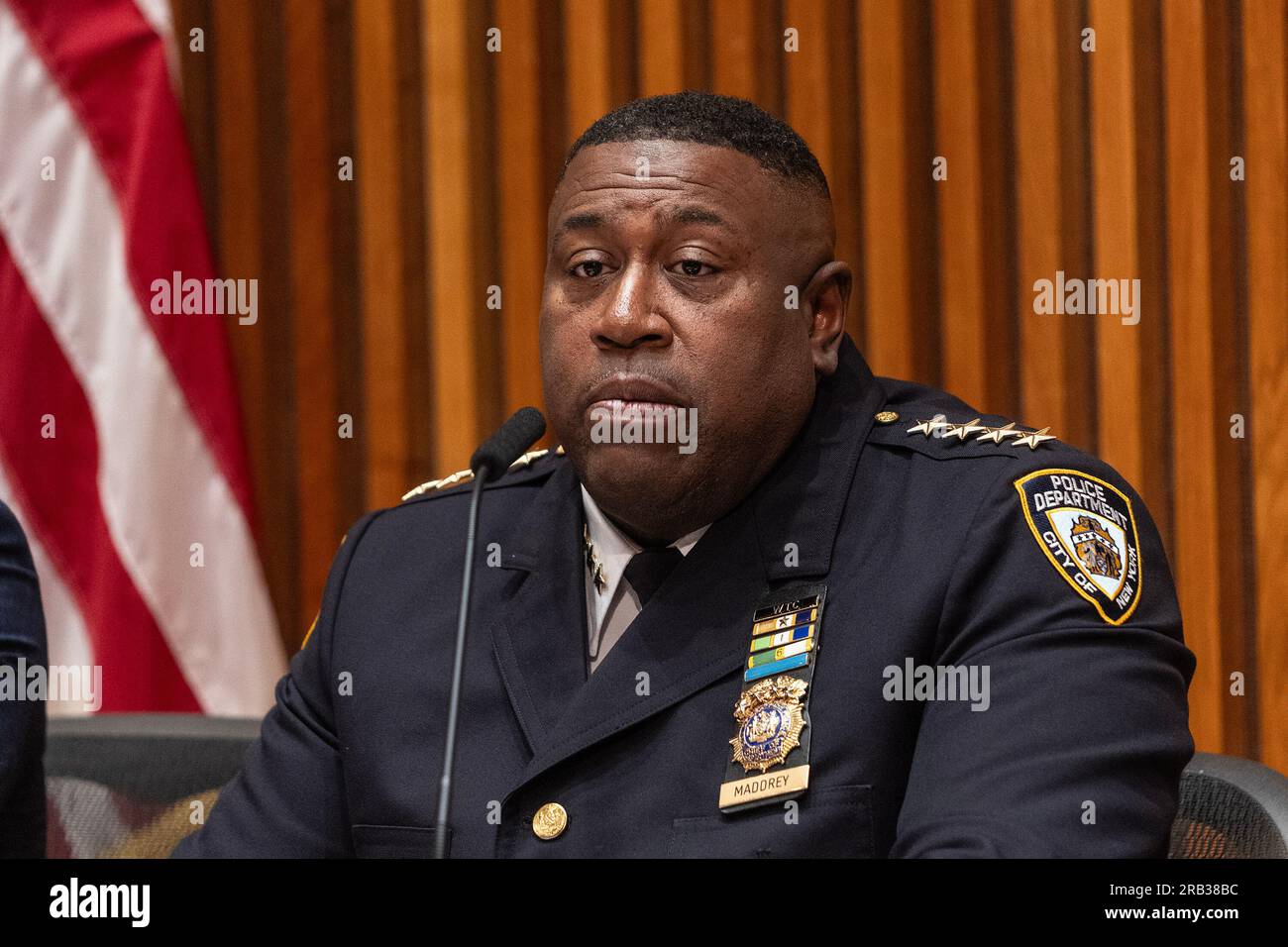 New York, United States. 06th July, 2023. Chief of Department Jeffrey ...
