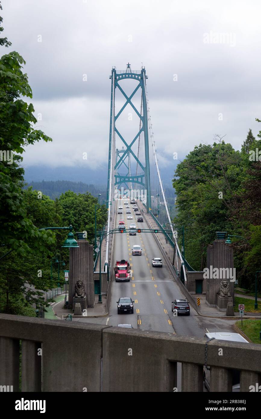 Lions Gate Bridge, Vancouver, British Columbia, Canada Stock Photo - Alamy