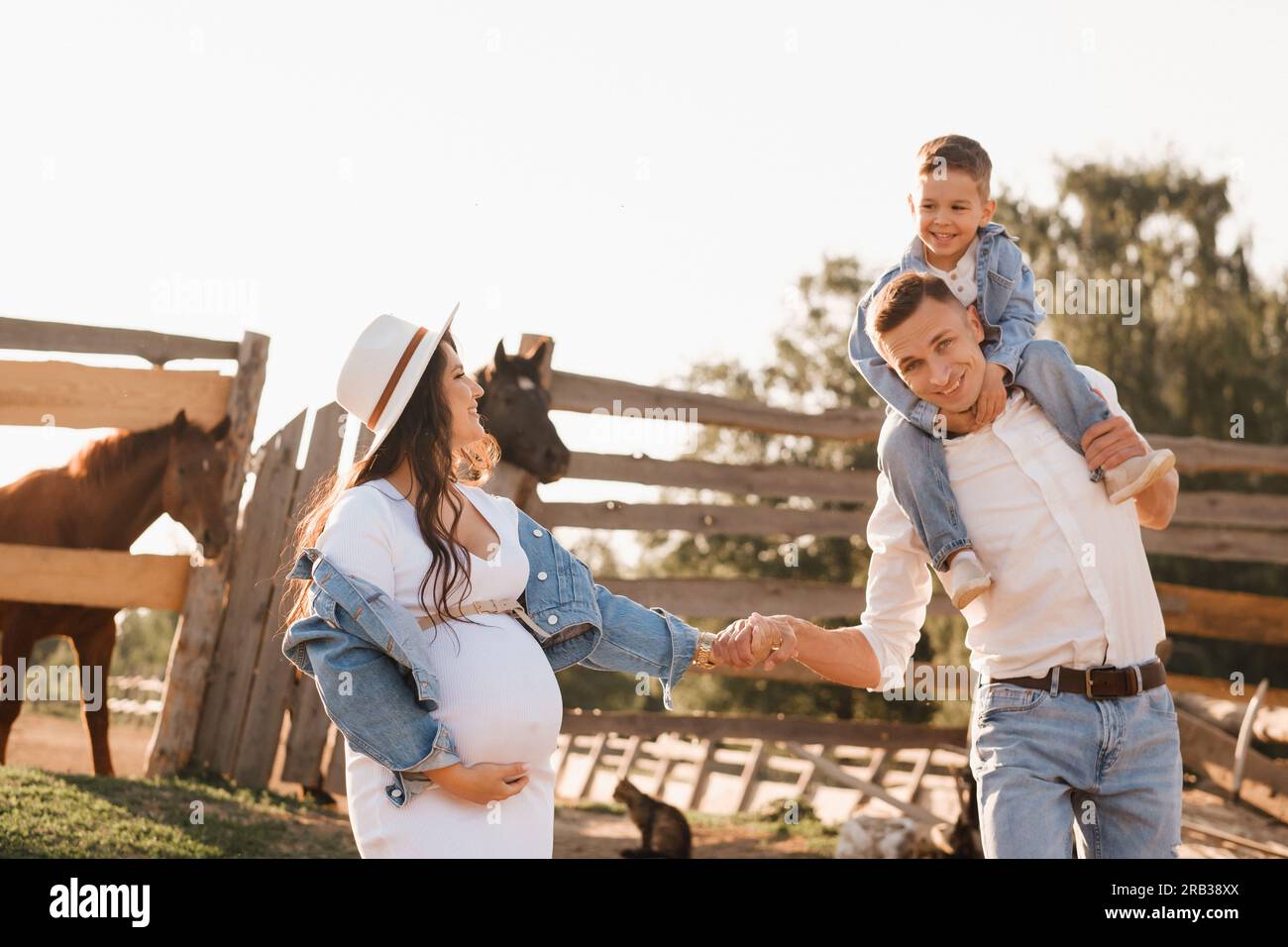 Ranch family jeans hi-res stock photography and images - Alamy