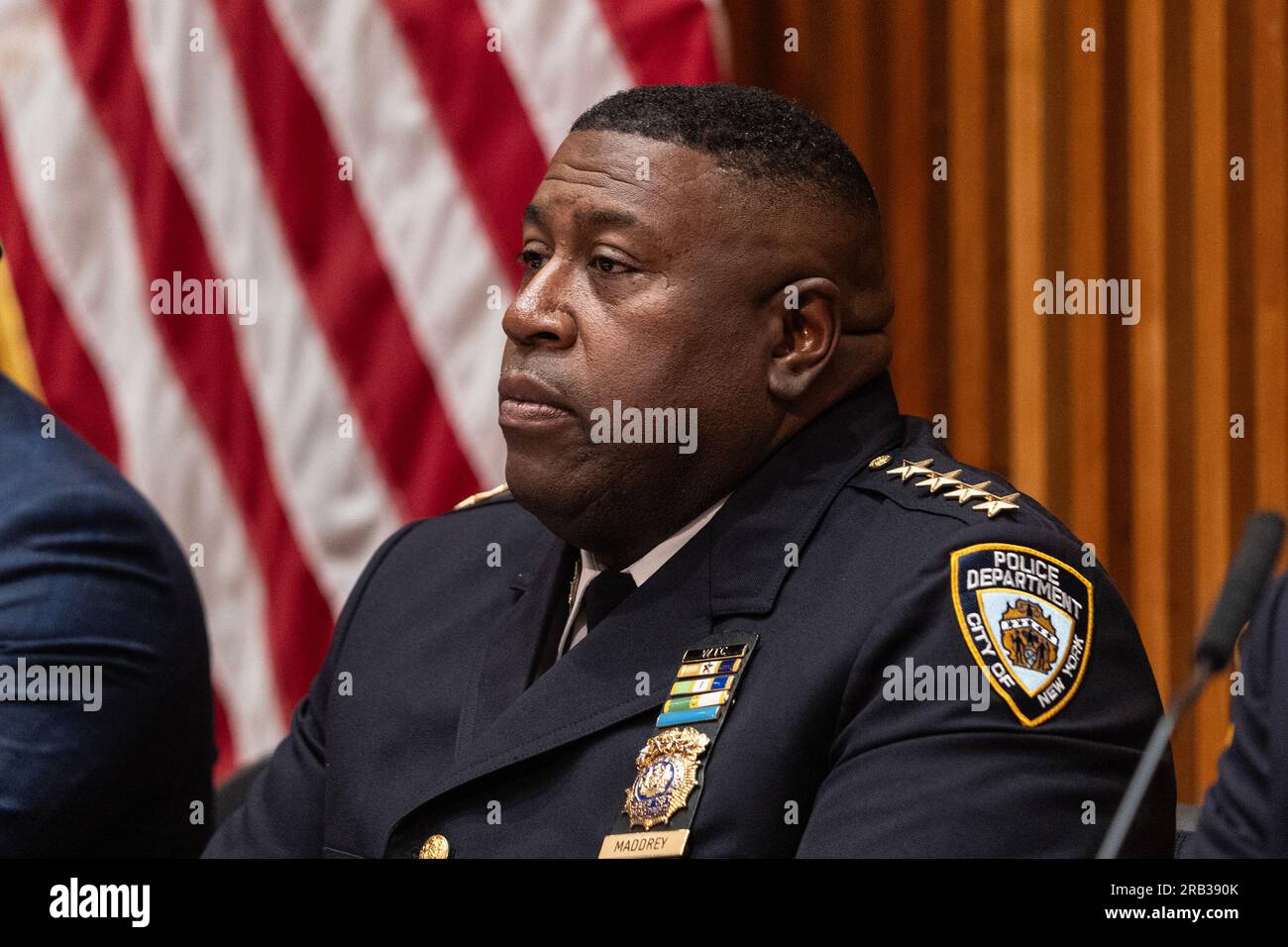 New York, New York, USA. 6th July, 2023. Chief of Department Jeffrey ...