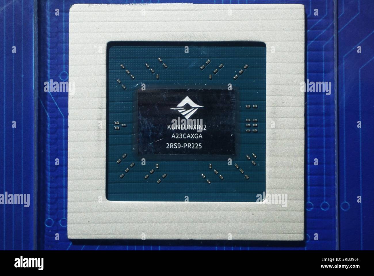 SHANGHAI, CHINA - JULY 6, 2023 - Kunlun Core 2 generation AI chip ...