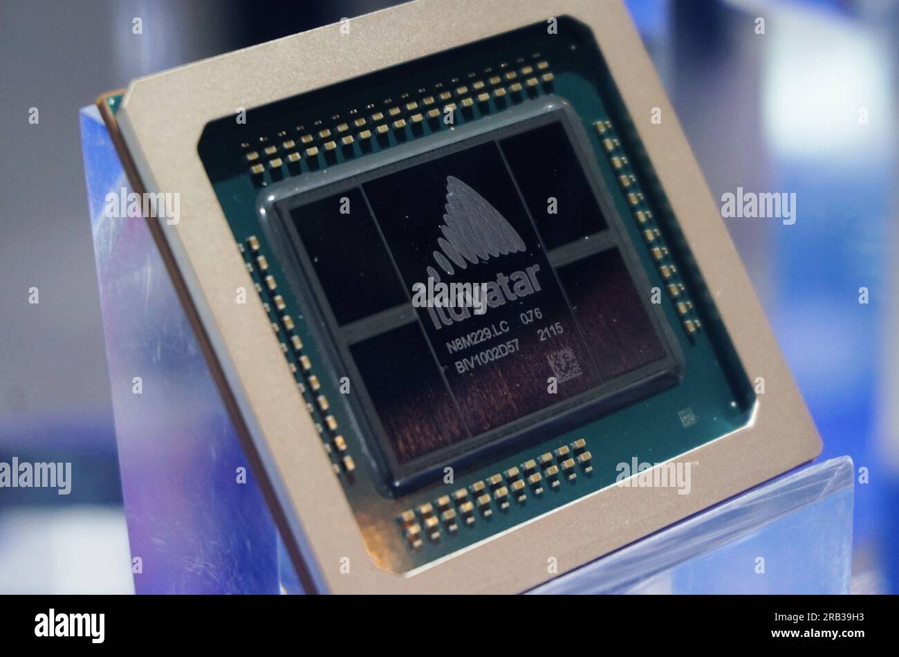 Shanghai, China. 07th July, 2023. SHANGHAI, CHINA - JULY 6, 2023 - General purpose GPU chip ...