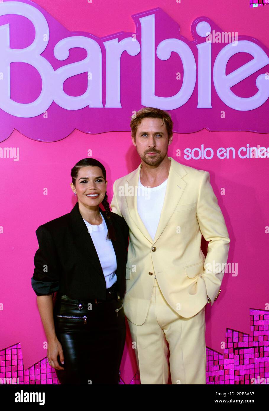 Mexico City, Mexico City, MEXICO. 6th July, 2023. The actors, Ryan ...