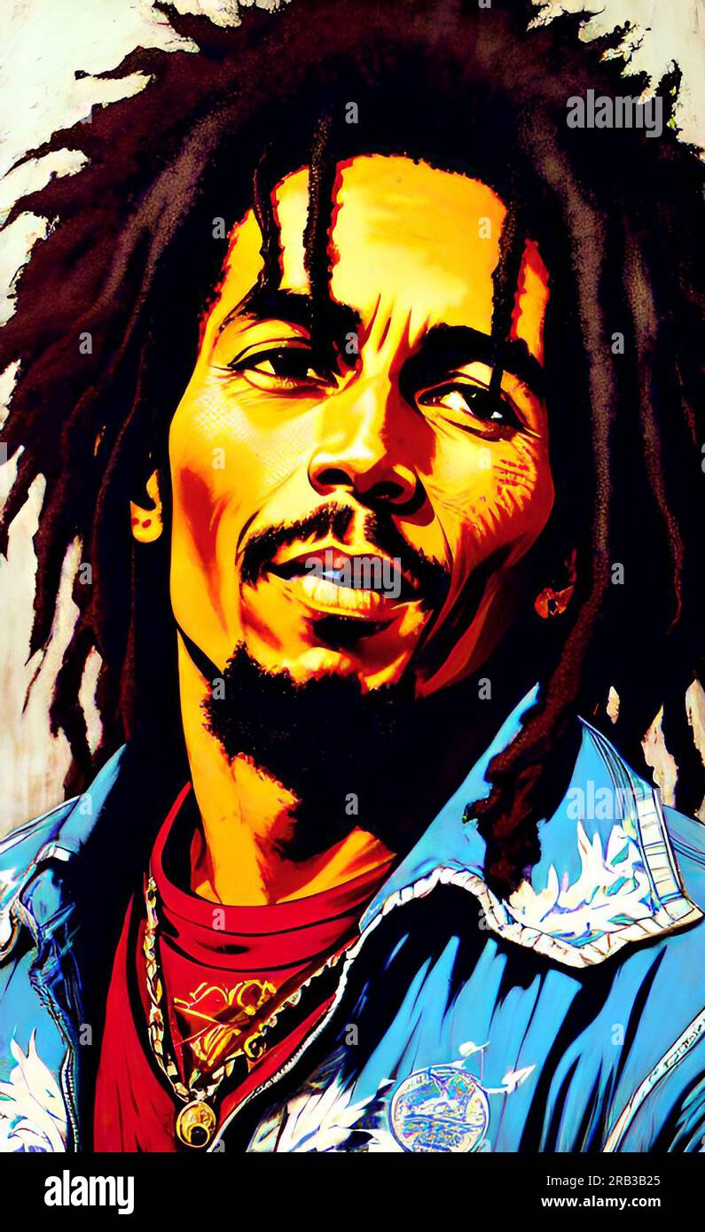 Bob marley illustration hi-res stock photography and images - Alamy