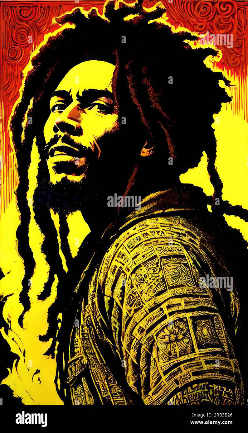 Bob marley illustration hi-res stock photography and images - Alamy