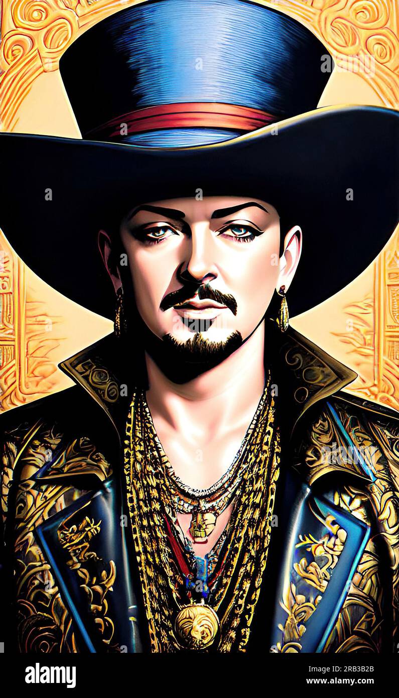 Boy george artwork hi-res stock photography and images - Alamy