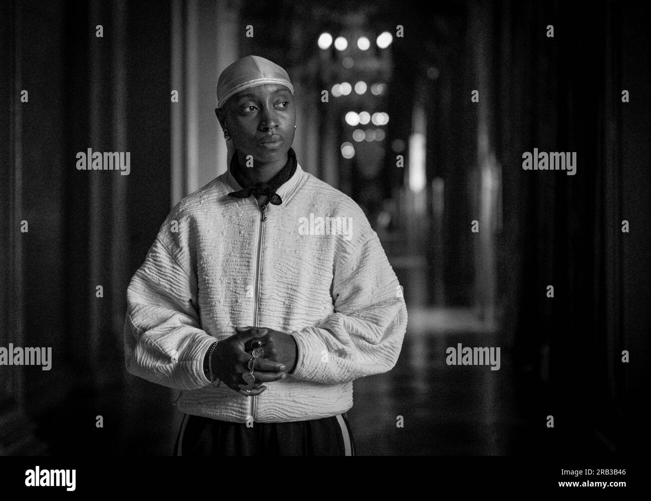 France, Paris, June 30, 2023. French rap singer Eesah Yasuke poses ...