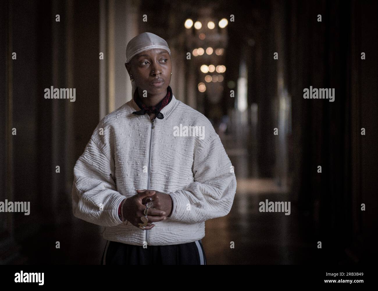 France, Paris, June 30, 2023. French rap singer Eesah Yasuke poses ...