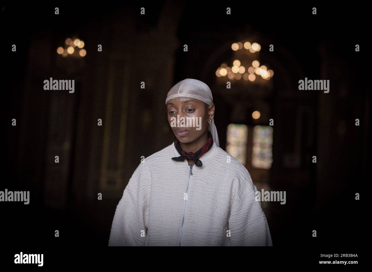 France, Paris, June 30, 2023. French rap singer Eesah Yasuke poses ...