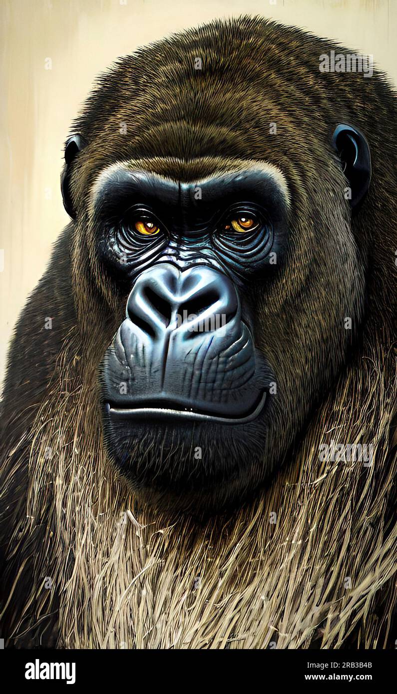 Gorilla art hi-res stock photography and images - Alamy