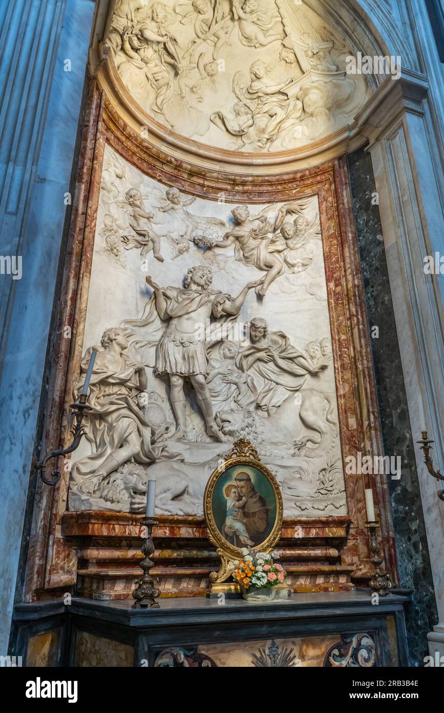 Interior of Saint Agnese in Agone Stock Photo - Alamy