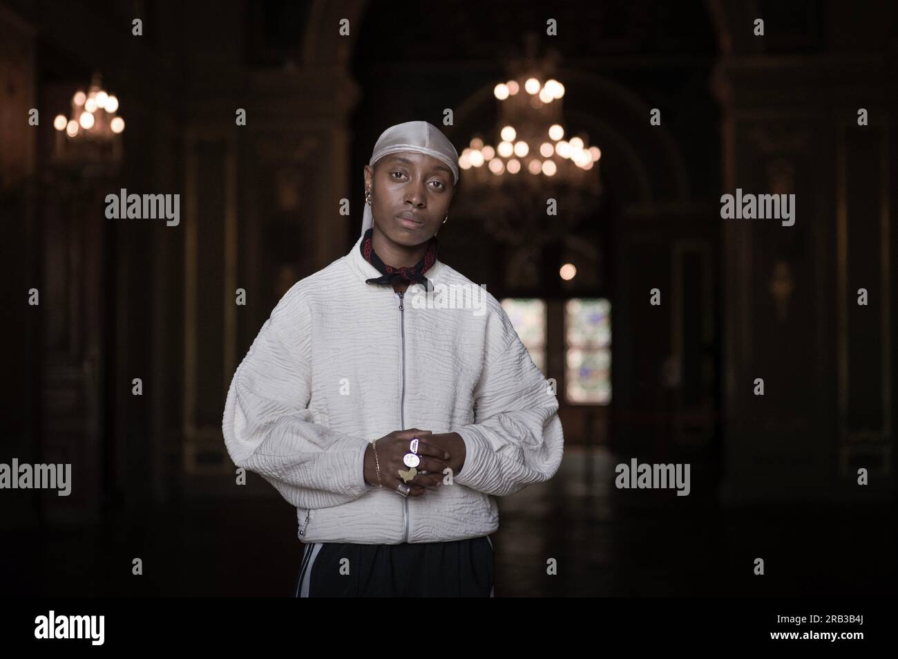 France, Paris, June 30, 2023. French rap singer Eesah Yasuke poses ...