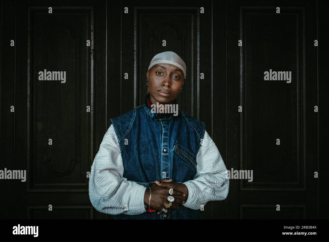 France, Paris, June 30, 2023. French rap singer Eesah Yasuke poses ...