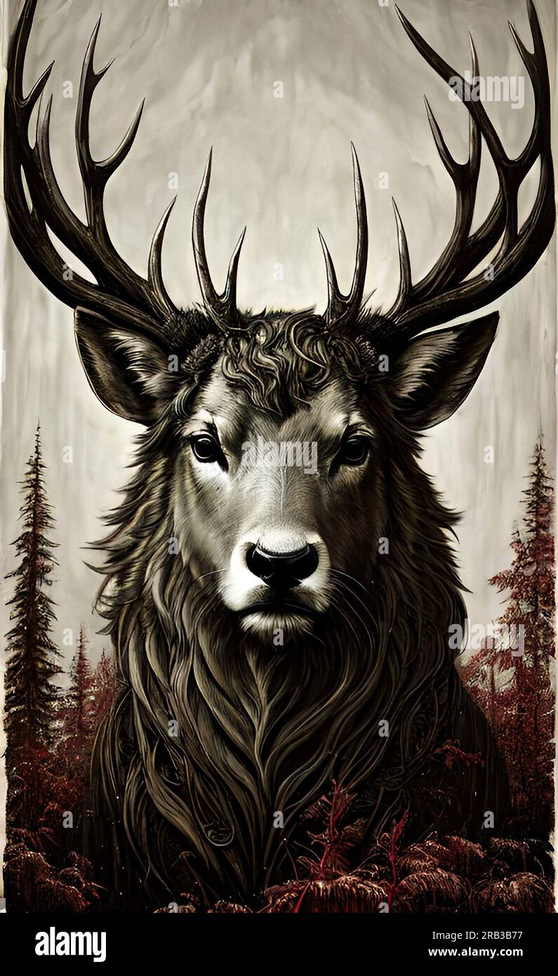 Majestic stag hi-res stock photography and images - Alamy