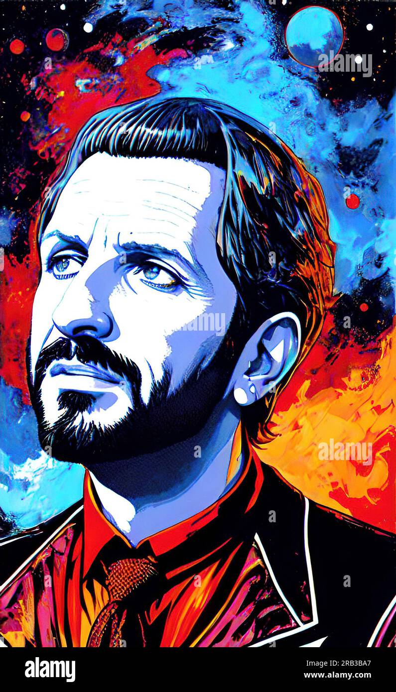 Beatles portrait artwork hi-res stock photography and images - Alamy