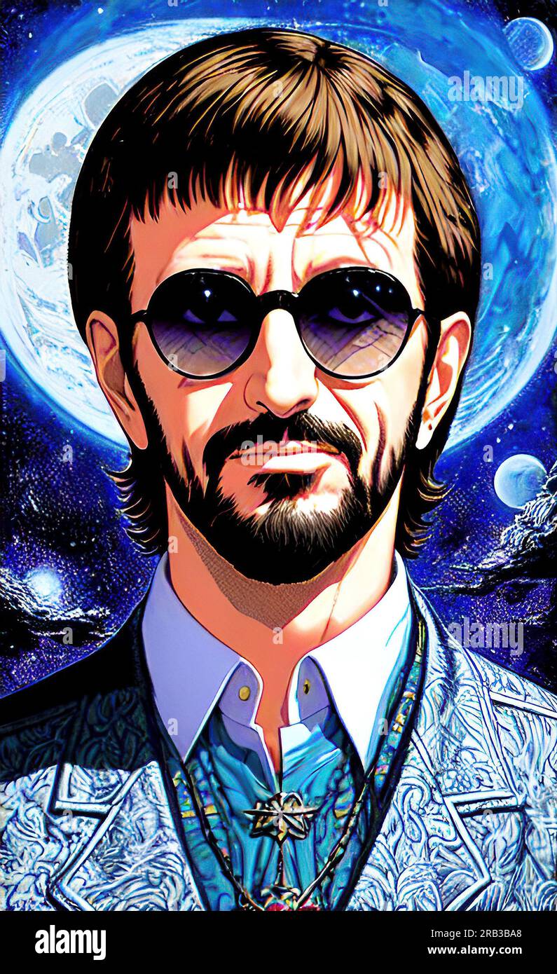 Beatles portrait artwork hi-res stock photography and images - Alamy